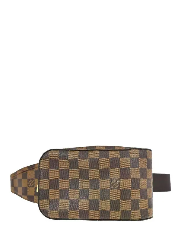 LOUIS VUITTON 2004 Geronimos Damier Ebene Belt Bag - Brown