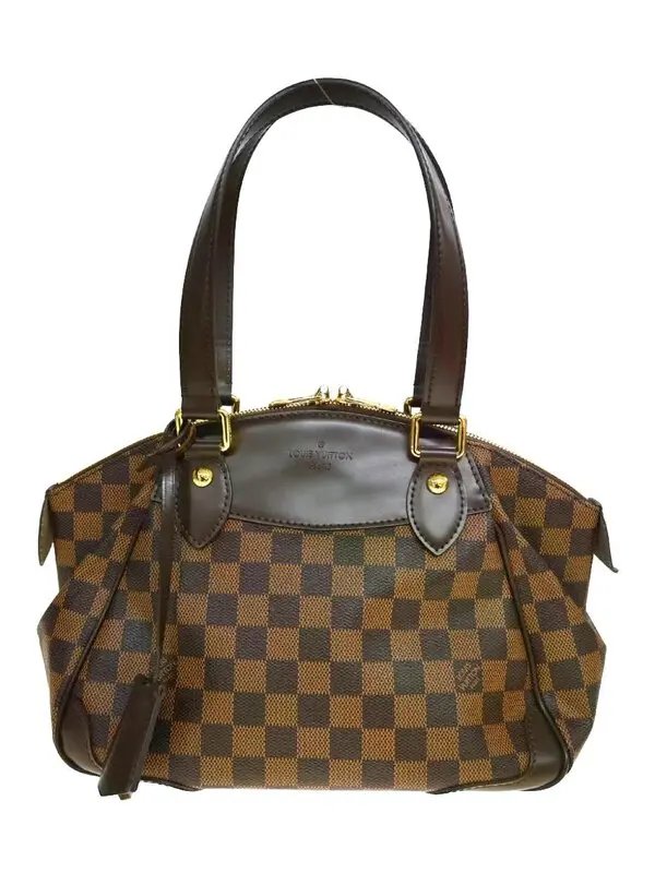 LOUIS VUITTON Verona Damier Tote Bag - Brown