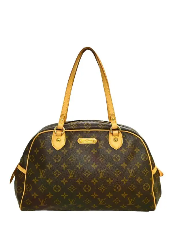 LOUIS VUITTON Montorgueil Monogram Shoulder Bag - Brown