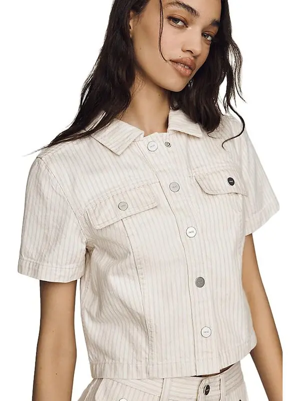 Paige Elly Jacket - Tonal Stripe
