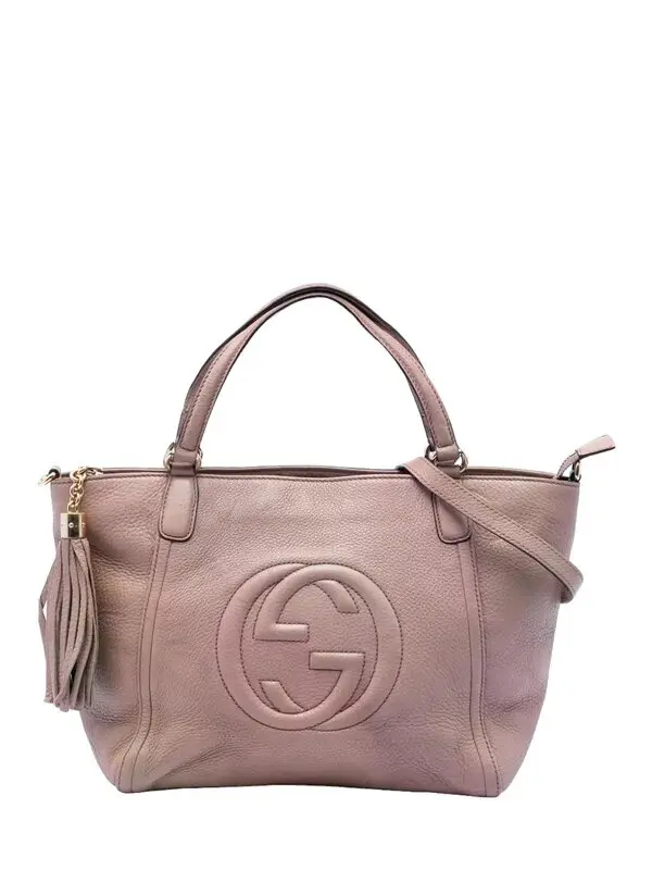 Gucci Soho Cellarius Satchel - Pink