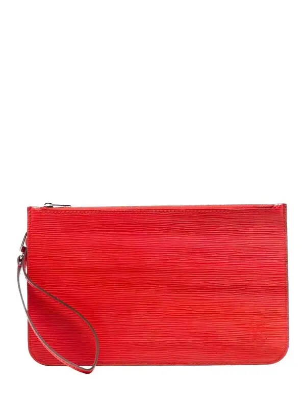 LOUIS VUITTON Epi Leather Pouch - Red