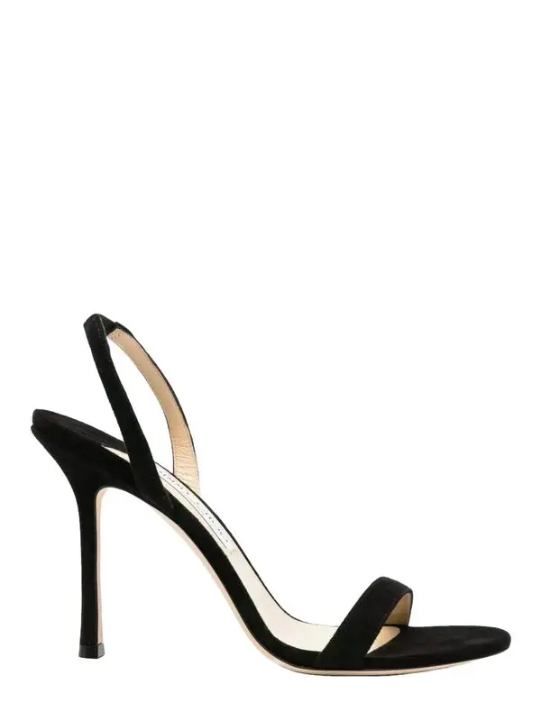 JIMMY CHOO Slingback Stiletto Sandals - Black