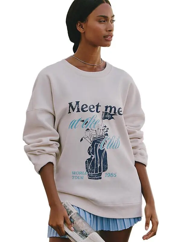 DAILY PRACTICE BY ANTHROPOLOGIE Crew-neck Pullover - Navy