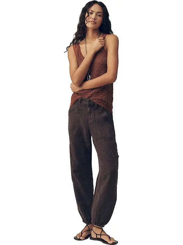 Citizens Of Humanity Ciela Linen Balloon Pants - Charcoal