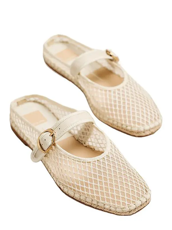 Dolce Vita Milie Mesh Mary Janes - White