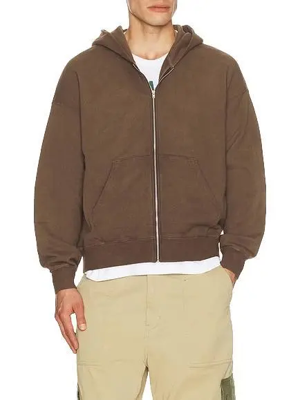 Visvim Jumbo Sb Hoodie F.z - Mud