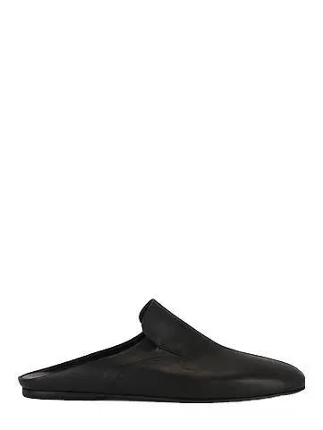 Dries Van Noten Leather Slide - Black