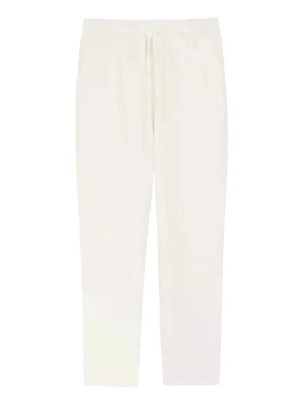 Ami Elasticated Waist Patch Pocket Trousers - Neutrals
