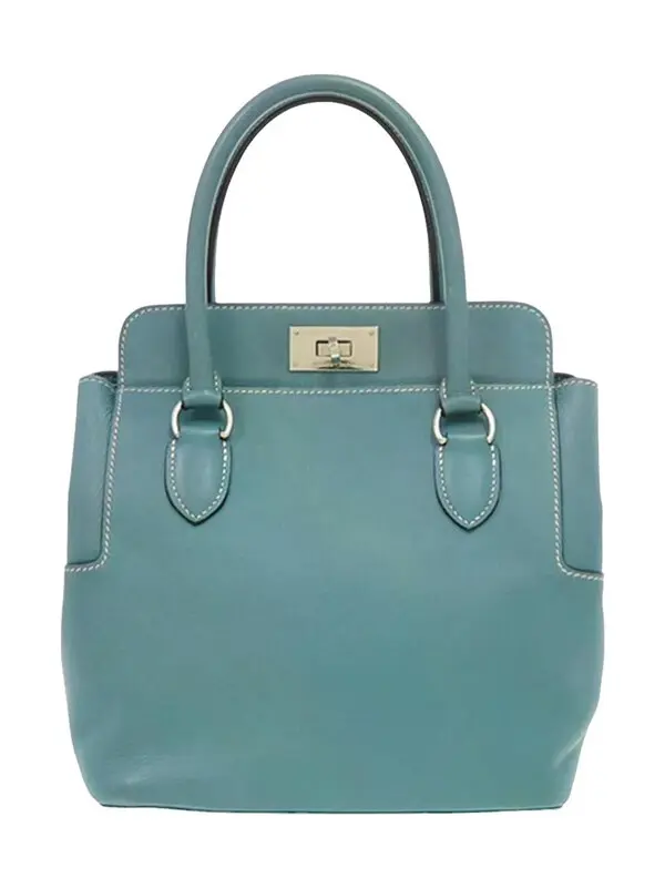 Hermès Veau Swift Toolbox 20 Handbag - Blue