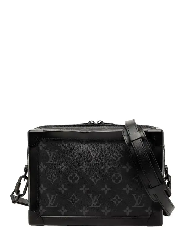 LOUIS VUITTON Soft Trunk Crossbody Shoulder Bag - Black