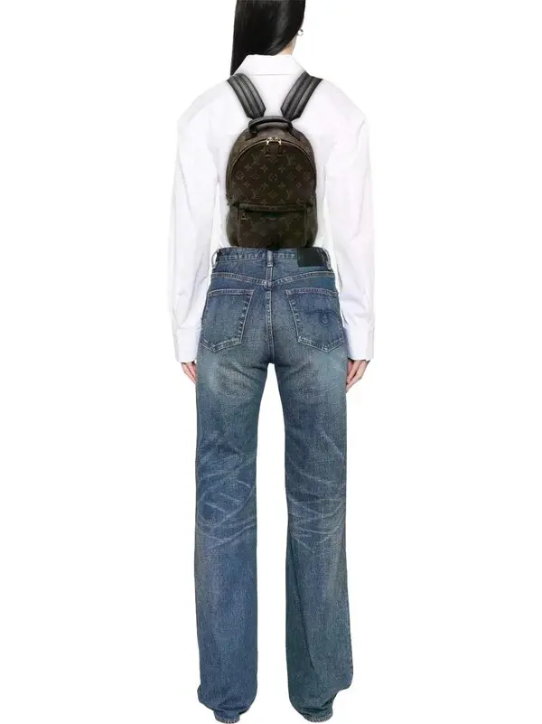 LOUIS VUITTON Monogram Palm Springs Pm Backpack - Brown