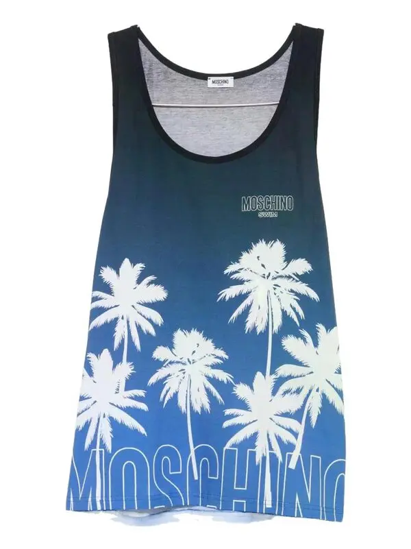Moschino Printed Vest - Blue