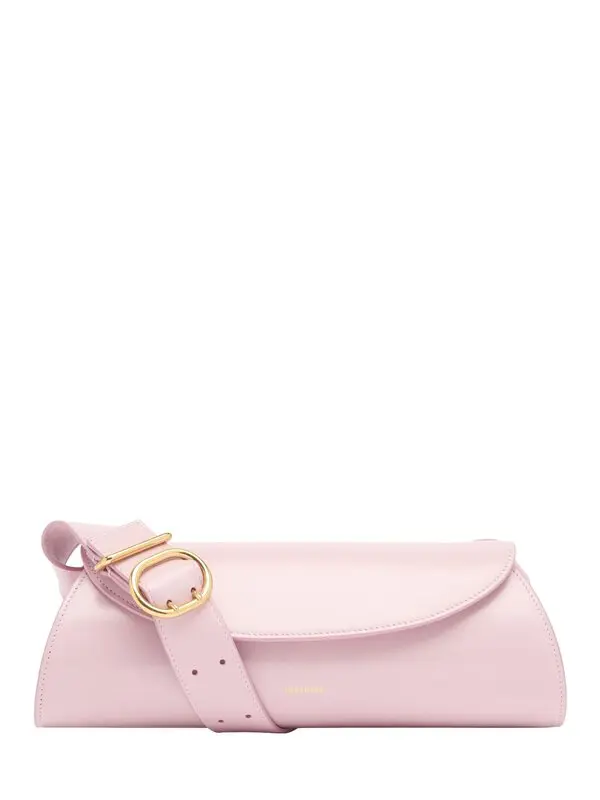 JIL SANDER Cannolo Sm Leather Shoulder Bag - Candy Pink