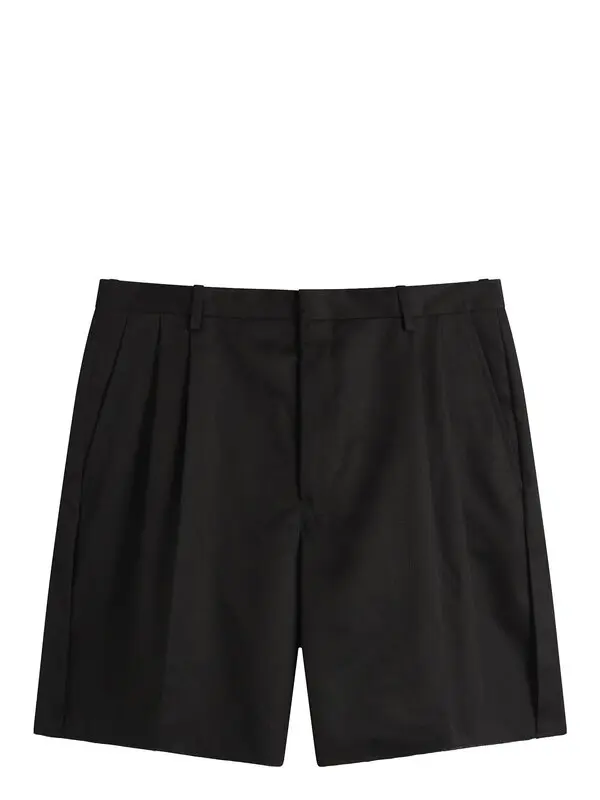 MAISON MARGIELA Tailored Shorts With Raw Hem - Black