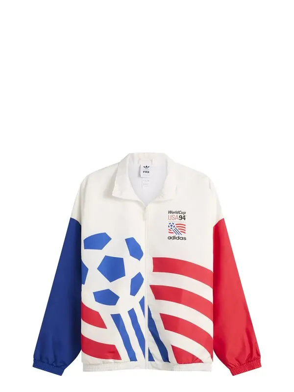 Adidas Graphic Woven Track Top - Cloud White