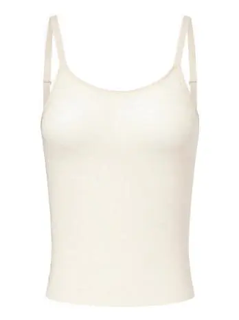 Spanx Supersmooth Stretch-lace Top - Toasted Coconut