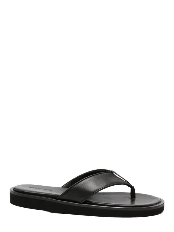Dear Frances Capri Flat Sandals - Black