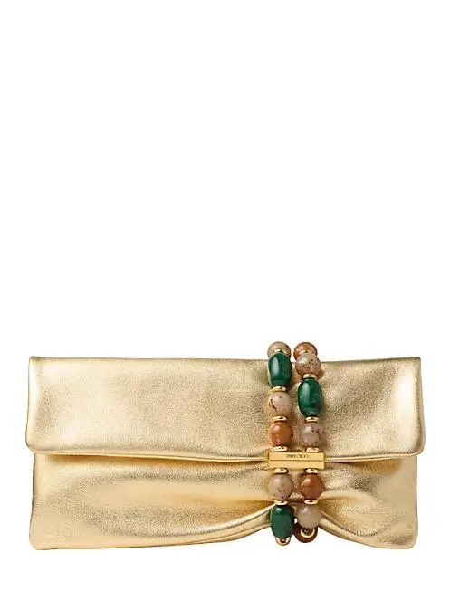 JIMMY CHOO Zandra Clutch Bag - Gold/multi/gold