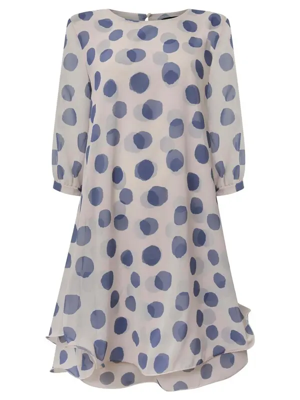 JAMES LAKELAND Polka Dot Dress - Blue