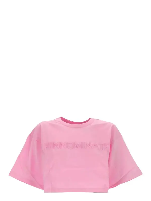 HINNOMINATE Logo Crop Top - Pink