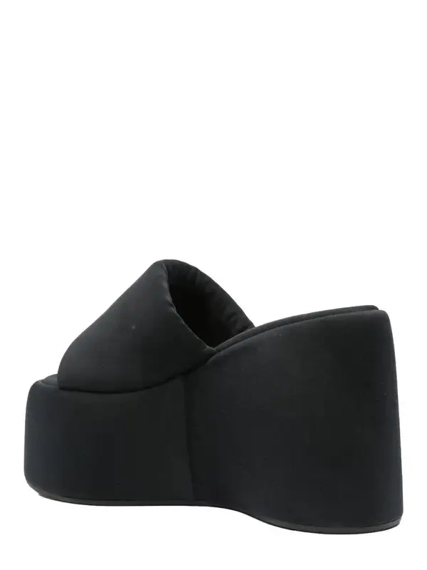 Attico Mochi Platform Sandals - Black