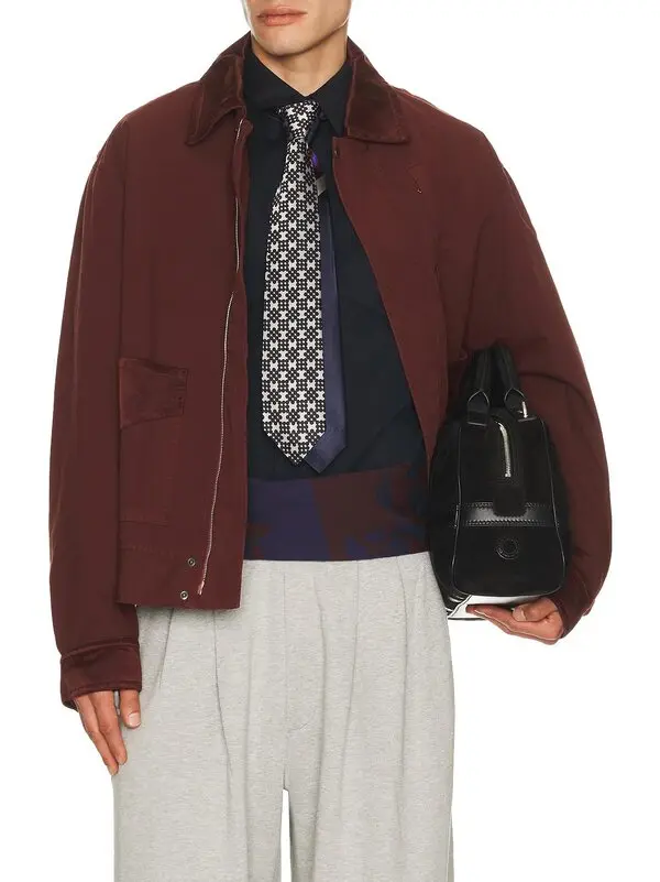 Dries Van Noten Veperny Jacket - Burgundy