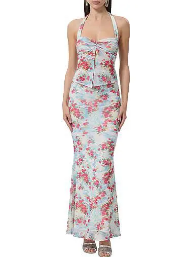 Victoria's Secret Afrm Toks Halter Top With Sweetheart Neckline - Floral