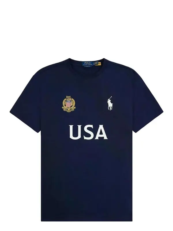 Polo Ralph Lauren Logo-print Cotton T-shirt - Blue