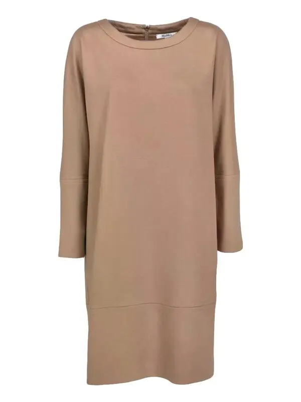 Max Mara Wool Midi Dress - Neutrals