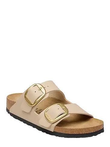 Pink Birkenstock Arizona Big Buckle Sandals - Beige