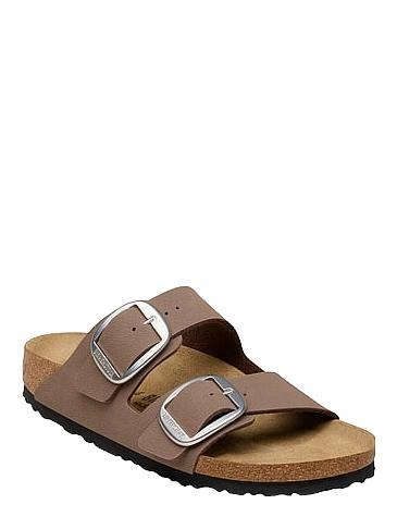 Pink Birkenstock Arizona Big Buckle Sandals - Brown
