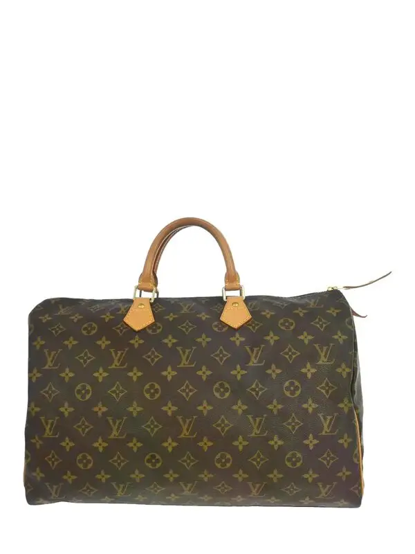 LOUIS VUITTON Speedy Holdall - Brown