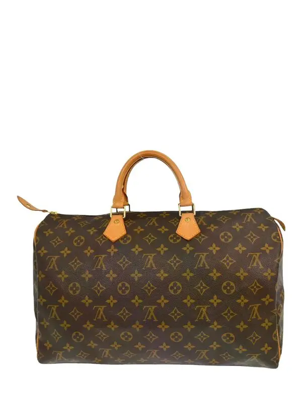 LOUIS VUITTON Speedy Monogram Travel Bag - Brown