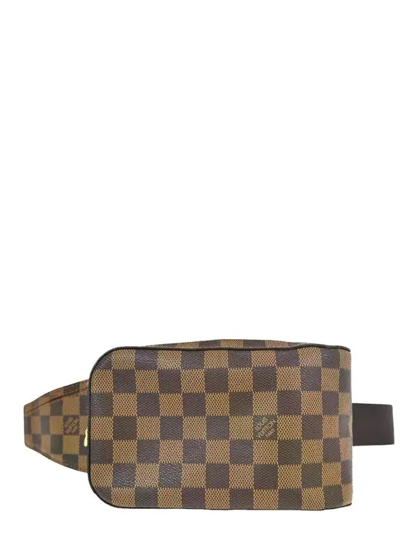 LOUIS VUITTON 2004 Geronimos Damier Belt Bag - Brown