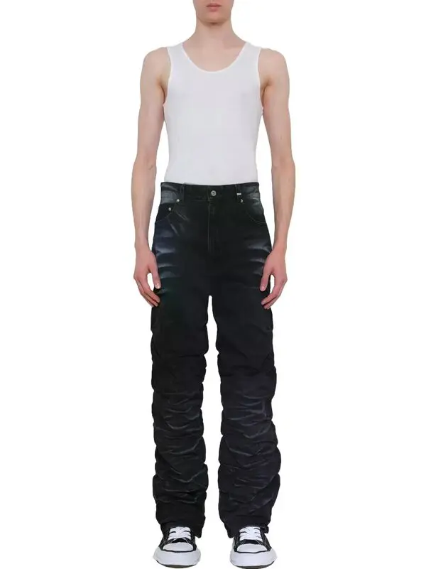 We11Done Belt-loop Pocket Jeans - Black
