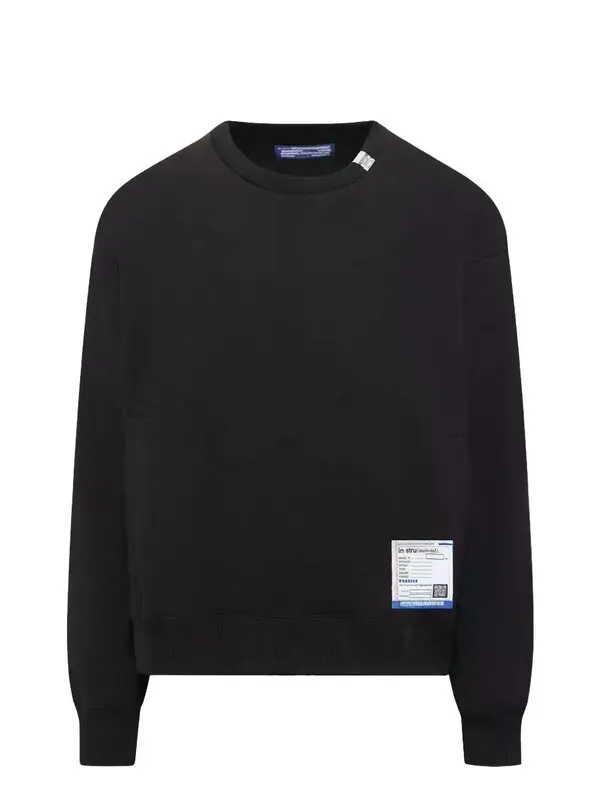 Mihara Yasuhiro Instrumental Logo Patch Sweater - Black