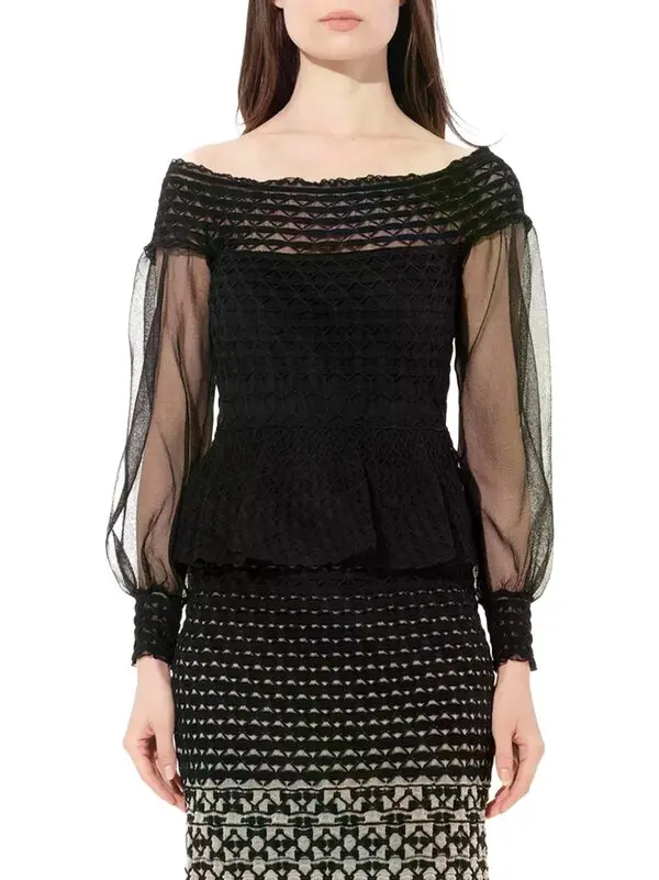 Alexander McQueen Criss-cross Peplum Dress - Black
