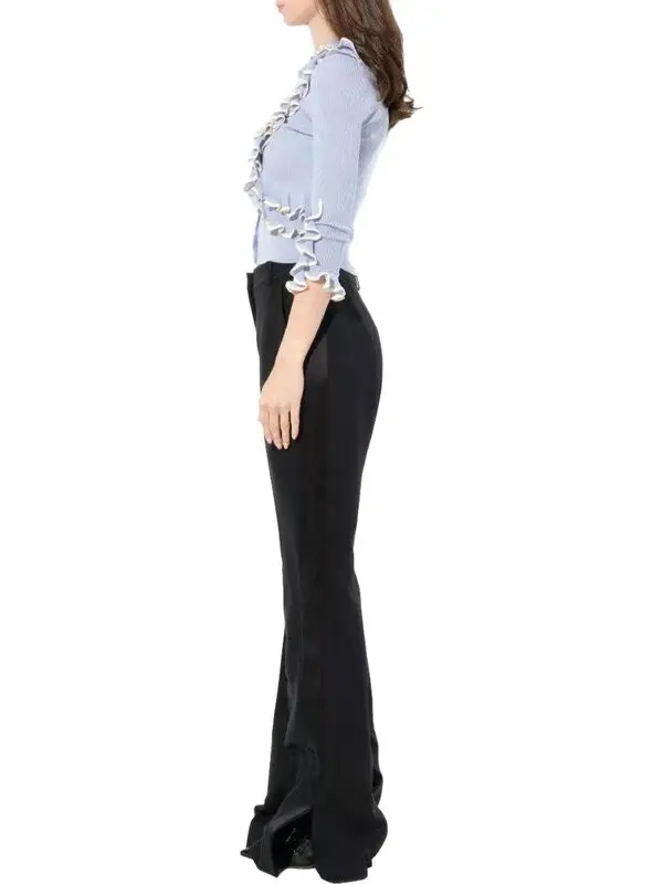 Alexander McQueen Light Wool Trousers - Black