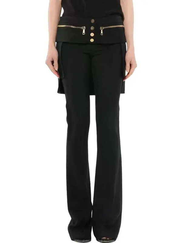 Givenchy Zip-detail Buttoned Trousers - Black