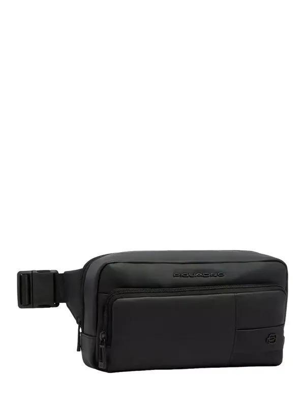 PIQUADRO Water-resistant Belt Bag - Black