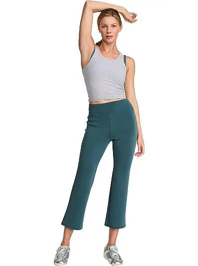 Victoria's Secret Vsx Featherweight Knit Kick Flare Pants - Blue