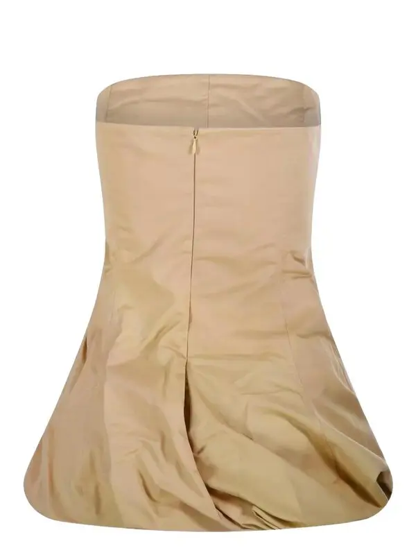 LAMRONS Strapless Square-neck Top - Neutrals