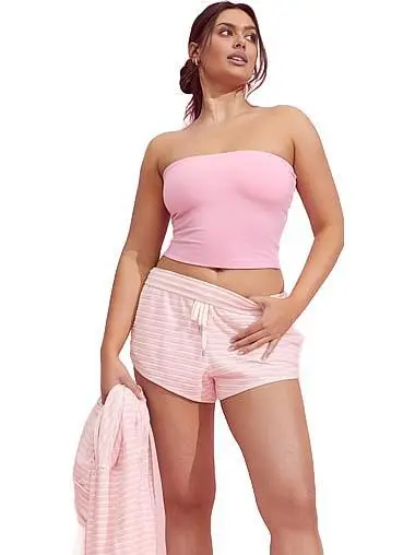 Victoria's Secret Micro Terry Curved Hem Short - Print