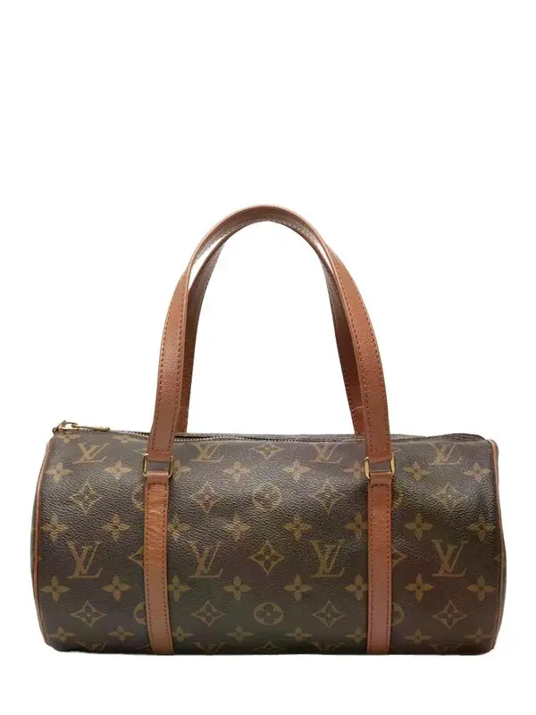 LOUIS VUITTON 1991 Monogram Papillon 30 Handbag - Brown