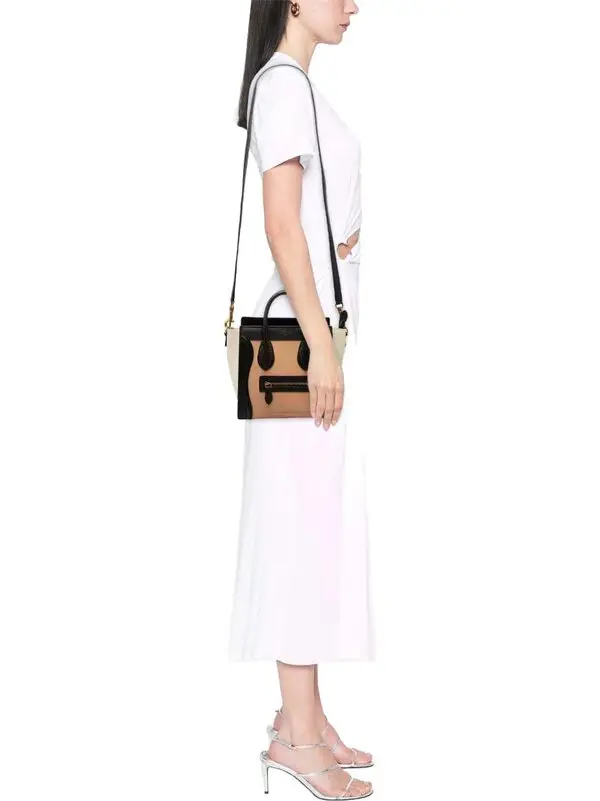 Celine Nano Luggage Satchel - Brown