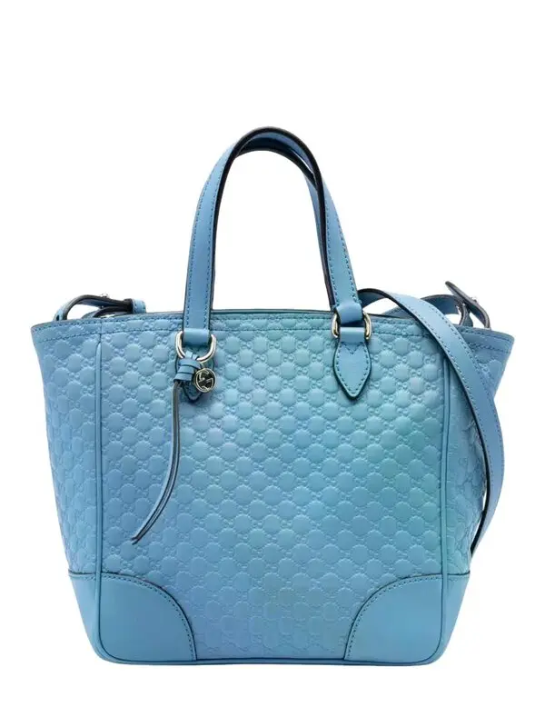 Gucci Microssima Bree Satchel - Blue