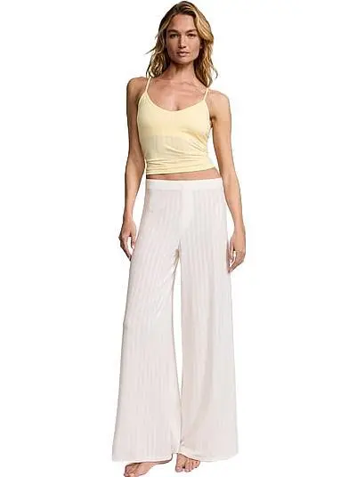 Victoria's Secret Sosoft™ Modal Ultra-fine Wide-leg Pant - White,ivory