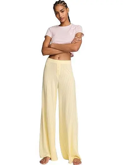 Victoria's Secret Sosoft™ Modal Ultra-fine Wide-leg Pant - Yellow