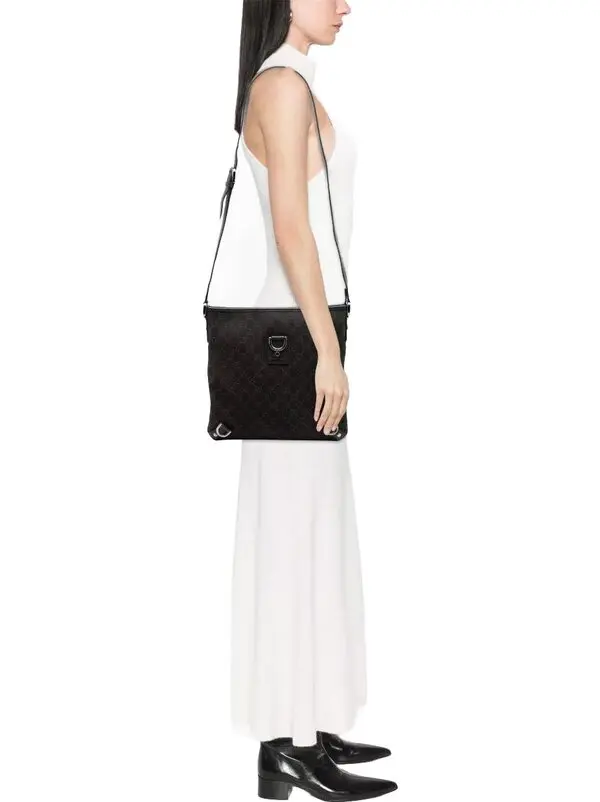 Gucci Gg Denim Abbey D-ring Crossbody Bag - Brown